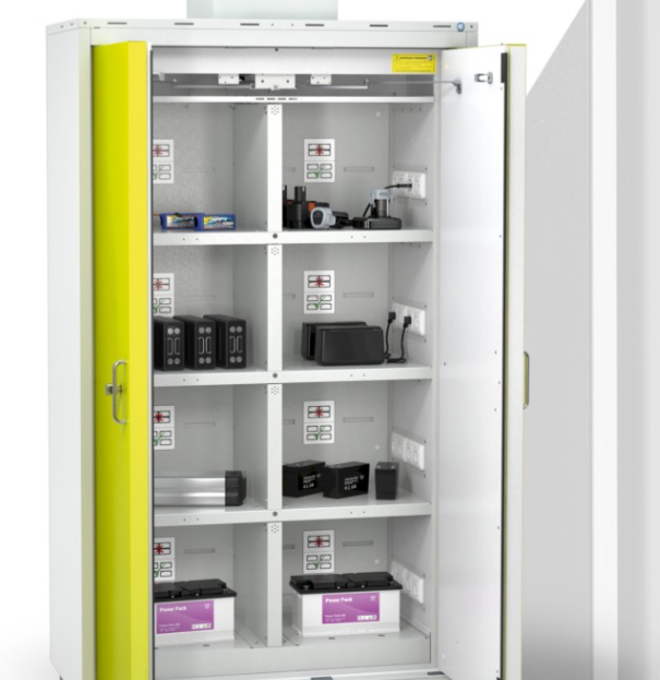 BATTERY STORAGE CABINETS - For litium-ion batteries - DÜPERTHAL – Lenolab